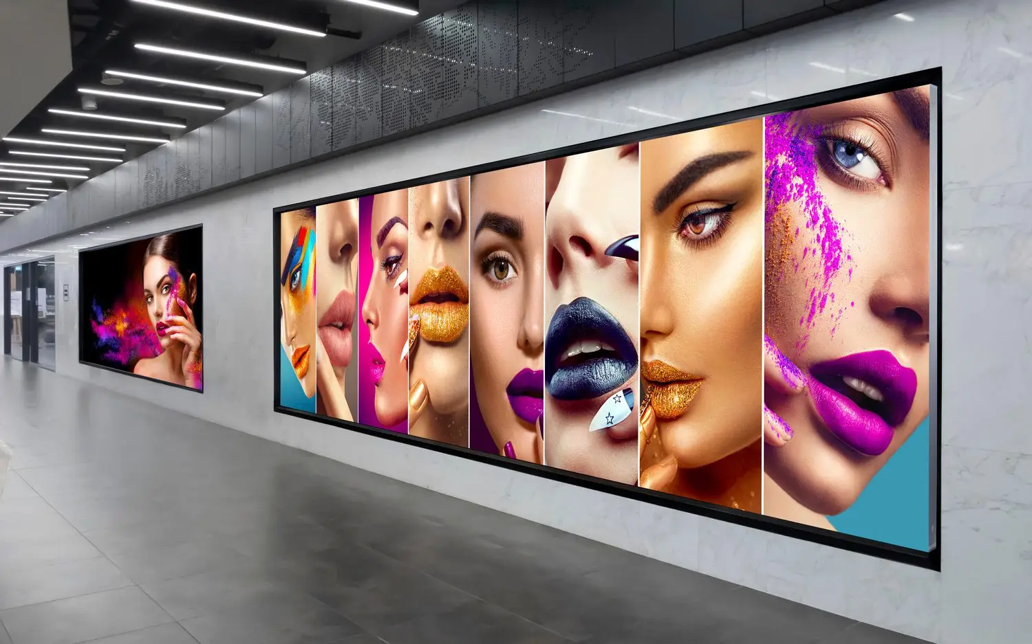 illuminated advertising displays